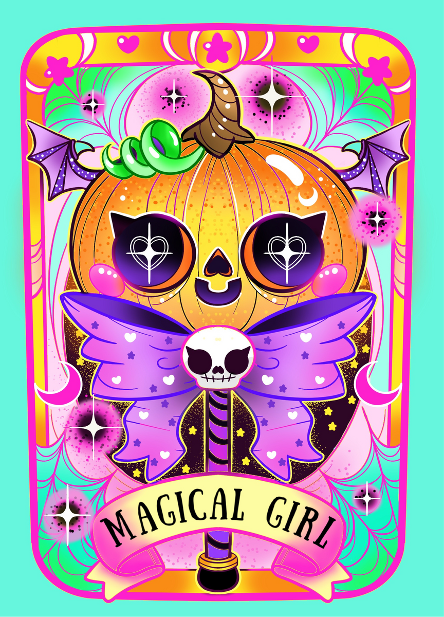 Magical Girl Mini Print – Carys Cuttlefish